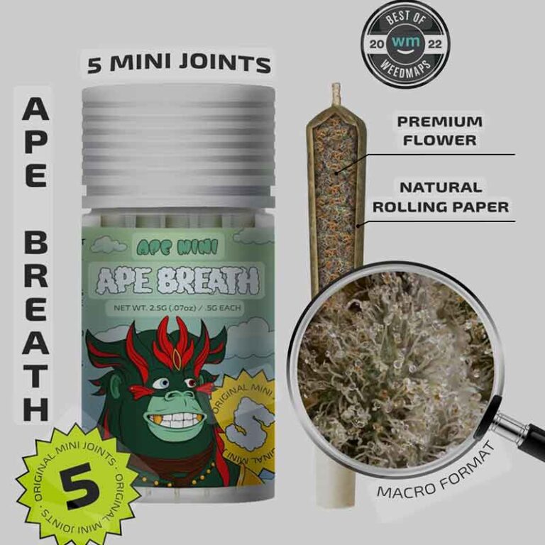 Ape Premium Cannabis Corp. 5 Mini Pre rolls - Venice Buds Delivery - We ...